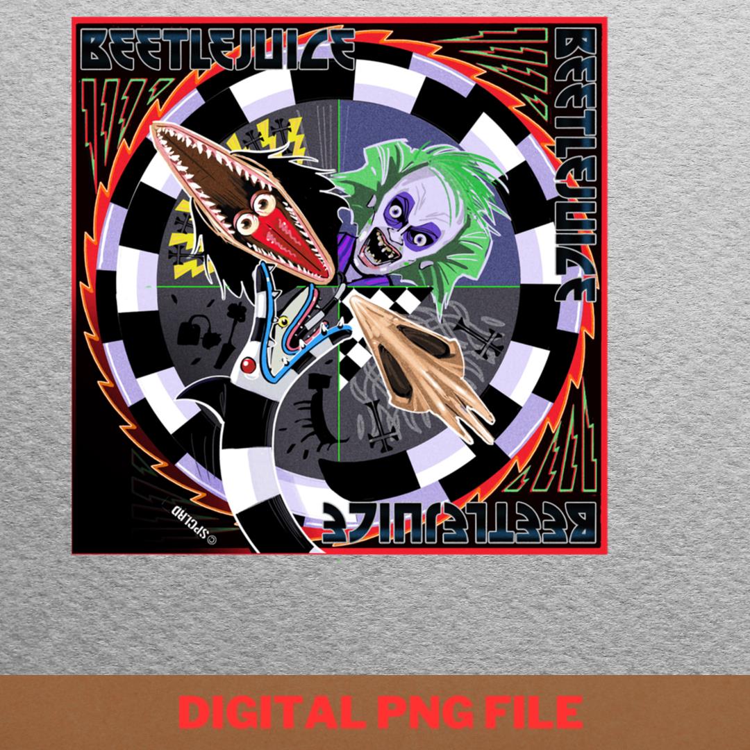 Beetlejuice Ghostly Fun PNG, Beetlejuice PNG, Tim Burton Dig | Inspire ...