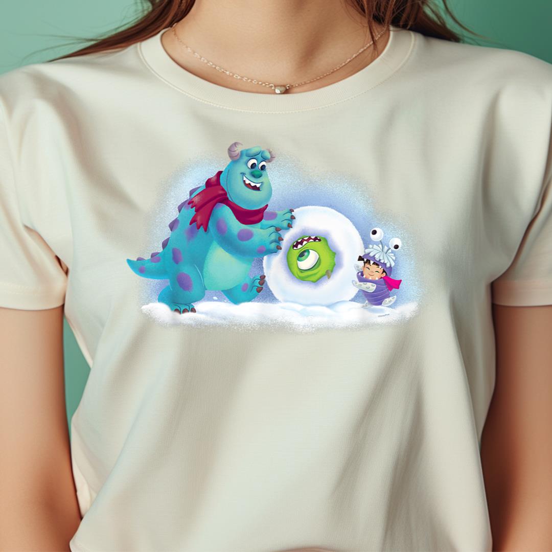 Pixar Monsters Inc. Mike, Sully & Boo Holiday Snowball PNG, | Inspire ...