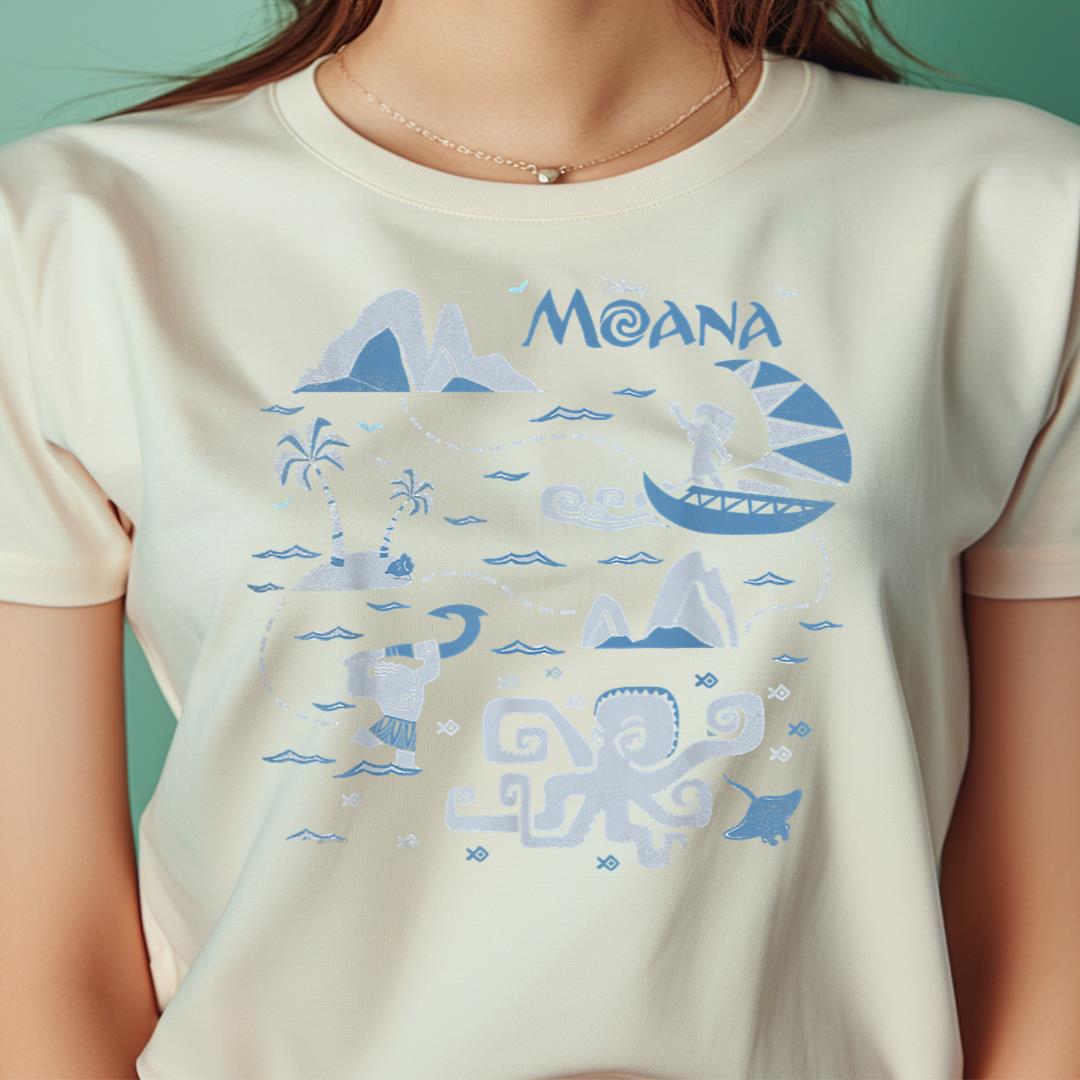 Disney Moana Maui Ocean Map Graphic PNG, Moana Disney PNG, D | Inspire ...