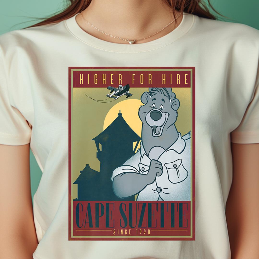 Disney Talespin Baloo Higher For Hire Poster Premium PNG, Wi | Inspire ...