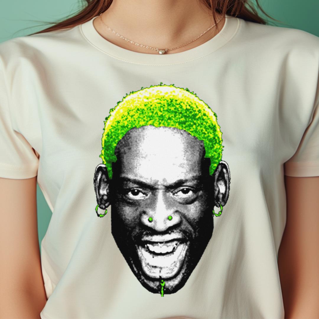 Rodman Green Hardcourt Hero PNG, Dennis Rodman PNG | Inspire Uplift