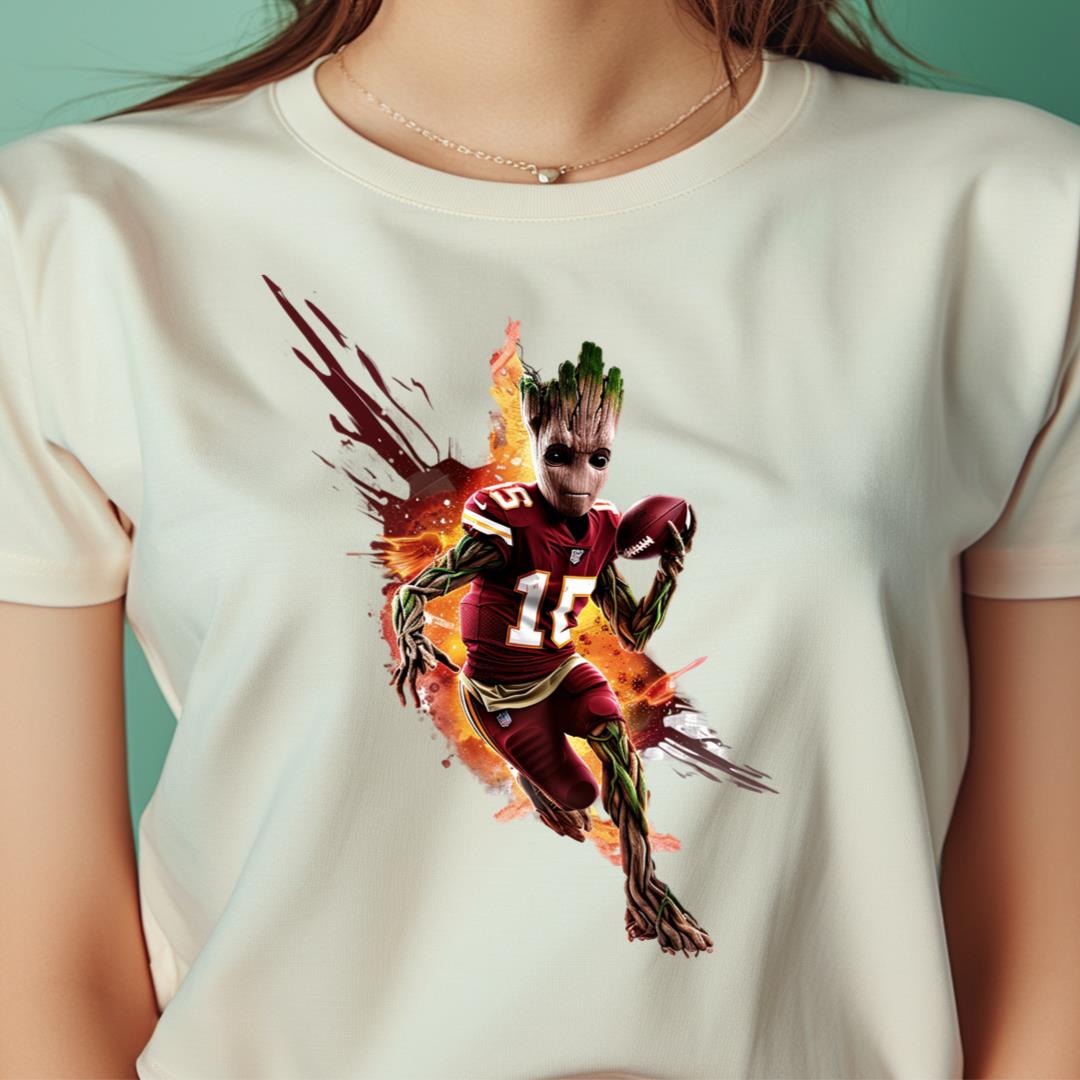 Groot Throws Hail Mary PNG, Groot Vs Chiefs Logo PNG, Chiefs | Inspire ...