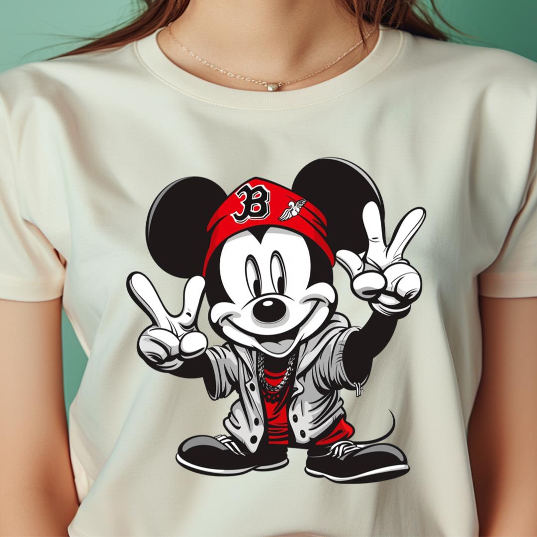 Mickey Mouse Vs Boston Red Sox Walt Wacky Showdown PNG, Mick | Inspire ...