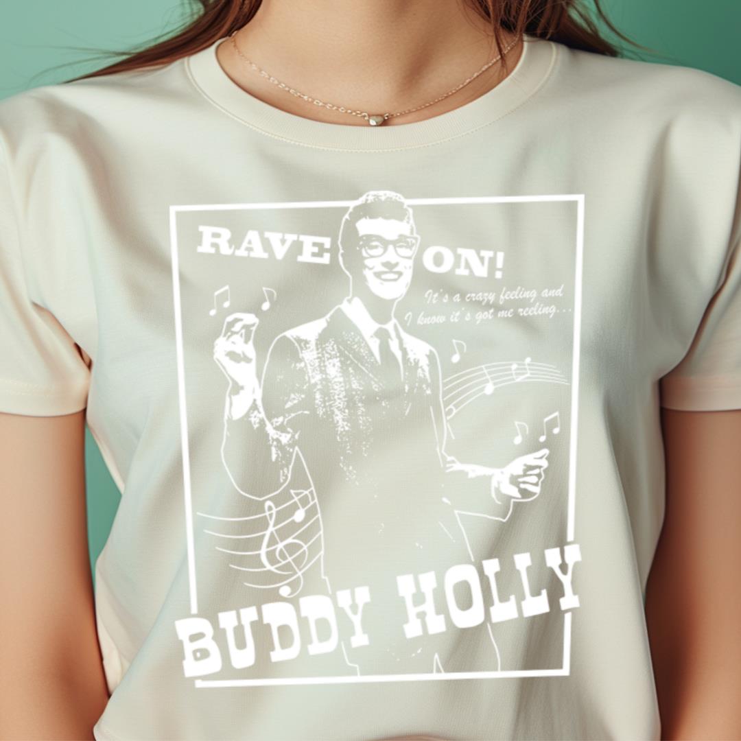Buddy Holly Rave On Men Spooky Spouse PNG, Buddy Holly PNG | Inspire Uplift