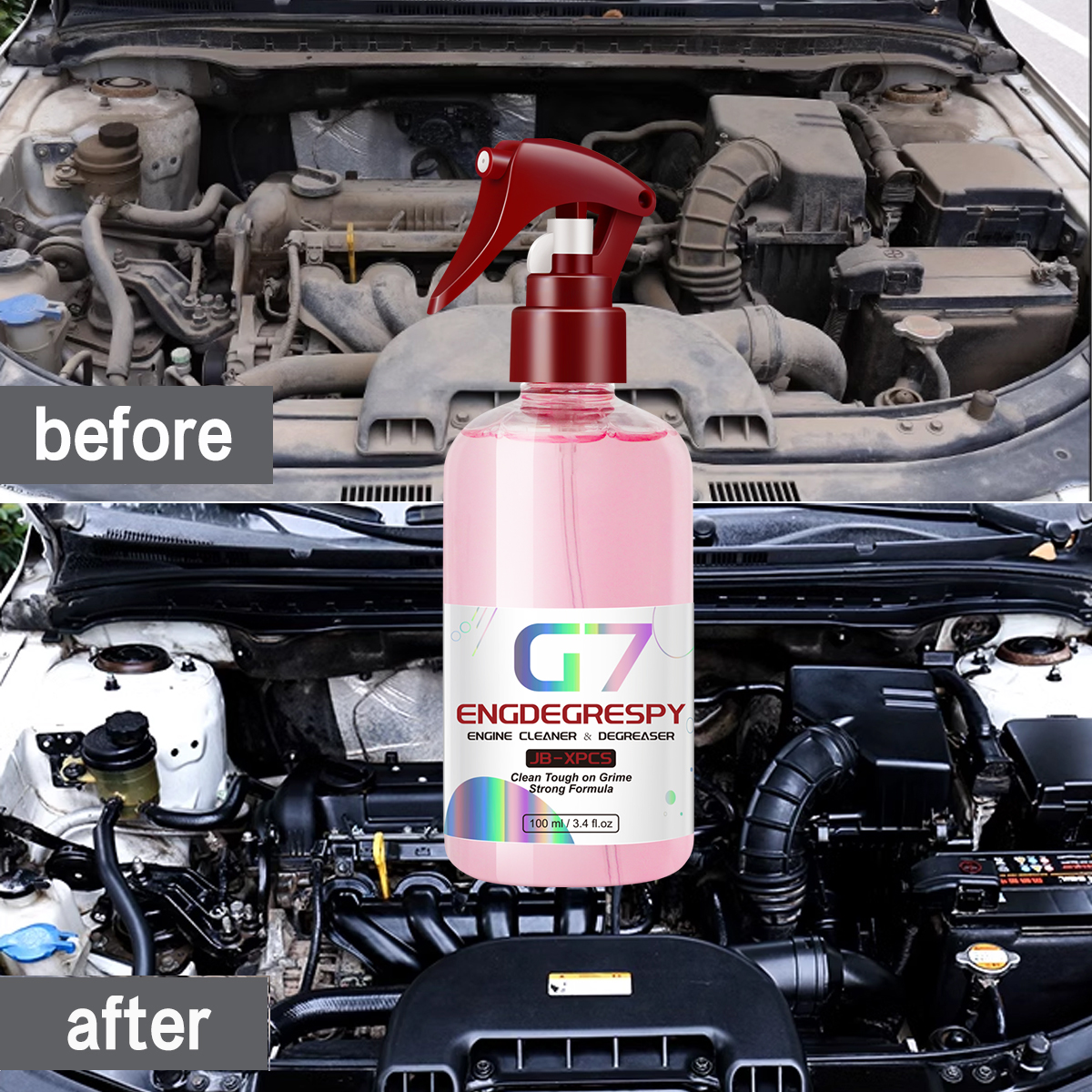 Powerful Car Engine Cleaner & Degreaser Fast-Acting Spray | Inspire Uplift