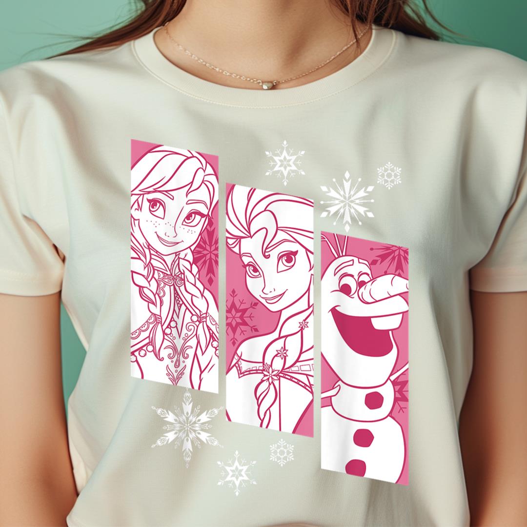 Disney Frozen Anna Elsa Olaf Snowflake Panel PNG, Disney Fro | Inspire ...
