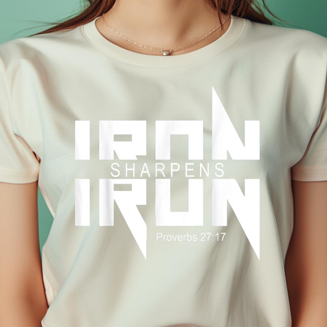 Iron Sharpens Iron Bible Jesus Faith Religious Christian PNG | Inspire ...