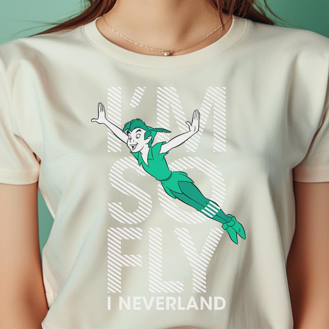 Disney Peter Pan I'M So Fly I Never Outline Poster PNG, Pete | Inspire ...
