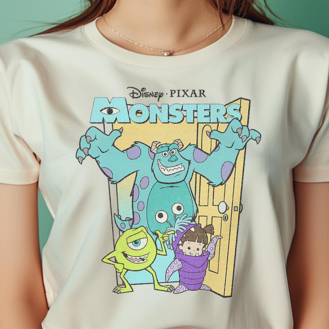 Disney Pixar Monsters Inc. Mike Sully Boo Group Poster PNG, | Inspire ...