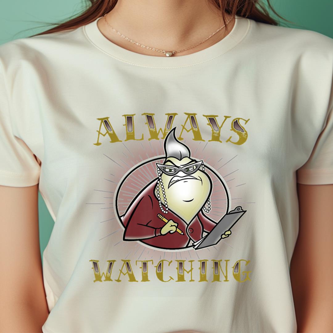 Disney Pixar Monsters Inc. Roz Always Watching Portrait PNG, | Inspire ...