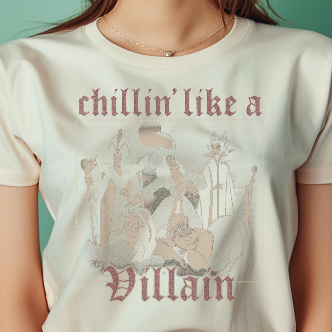 Disney Villains Chillin Like A Villain Group Portrait PNG, v | Inspire ...