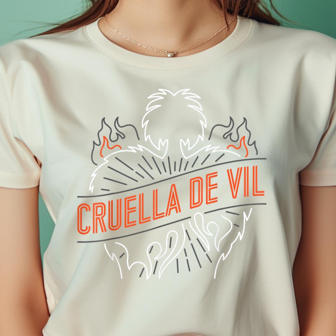 Disney Villains Cruella De Vil Neon Signs PNG, villains PNG, | Inspire ...