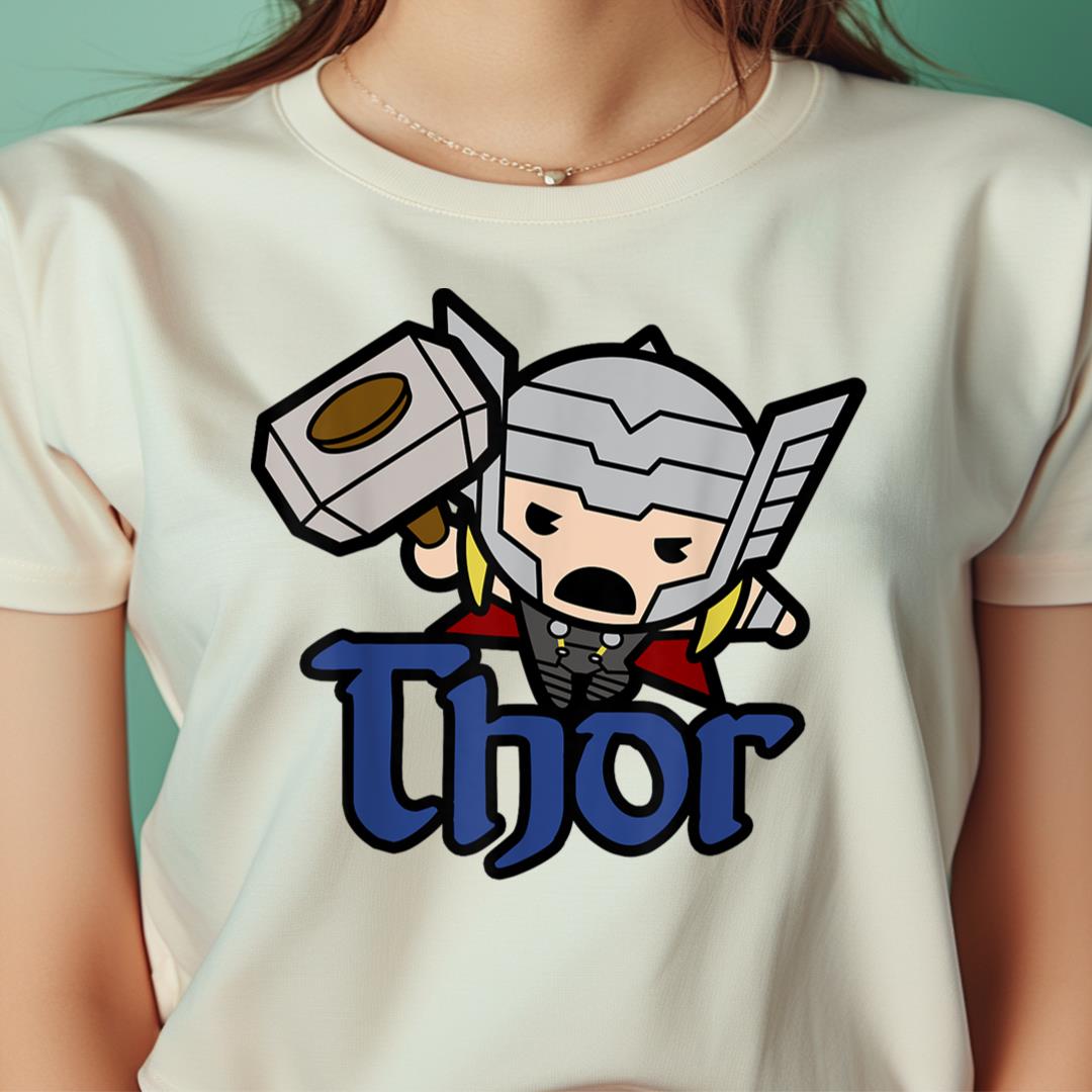 Marvel Avengers Thor The Mighty Kawaii Cute Jump PNG, Thor P | Inspire ...