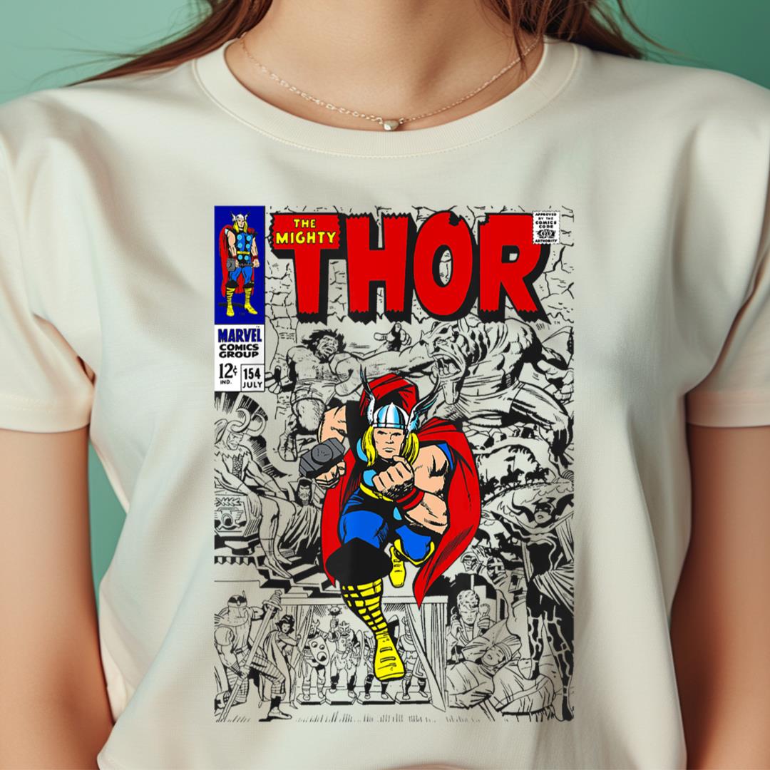 Marvel The Mighty Thor Retro Classic Comic Graphic PNG, Thor | Inspire ...