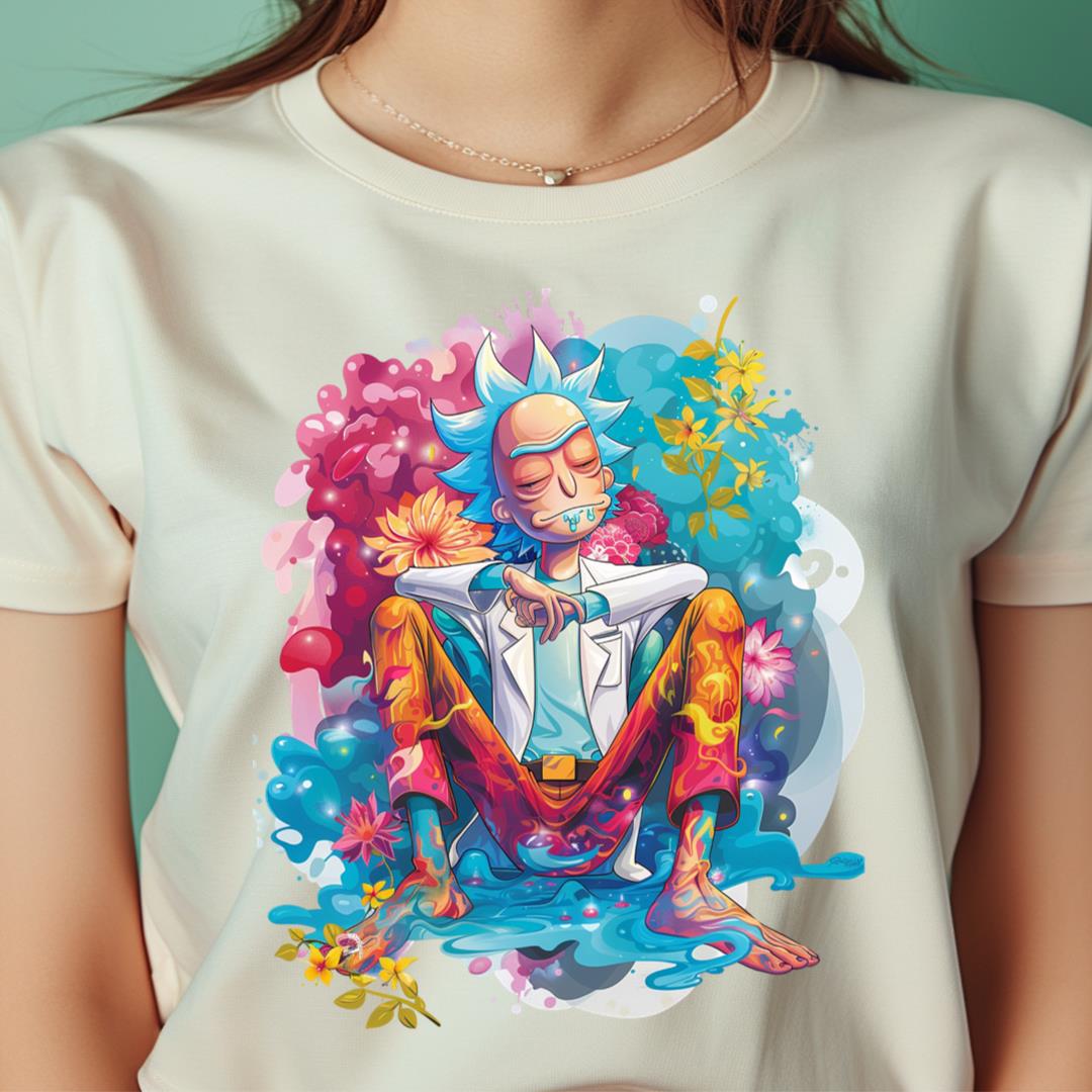 Rick And Morty Time-Travel Laughter Riot PNG, Rick And Morty | Inspire ...