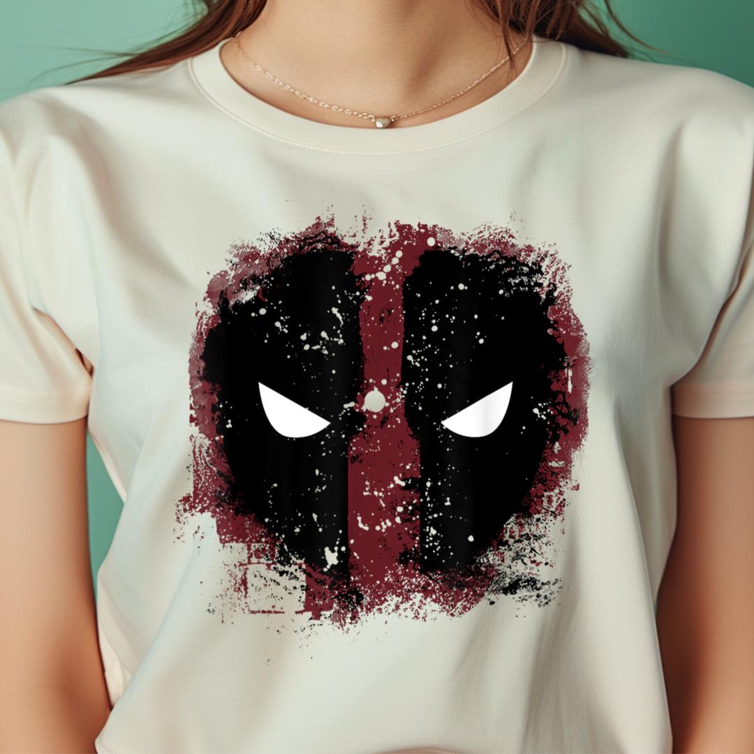 Comics Retro Classic Deadpool Mask Graffiti Big Face PNG, Wi | Inspire ...