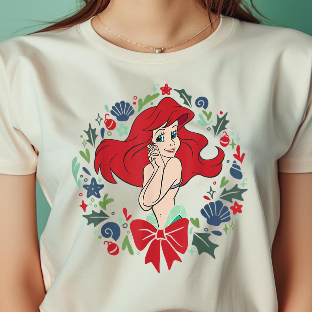 Disney The Little Mermaid Ariel Seashell Wreath PNG, The Lit | Inspire ...
