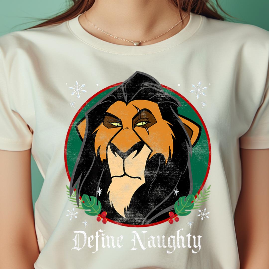 Disney The Lion King Scar Define Naughty Christmas PNG, The | Inspire ...