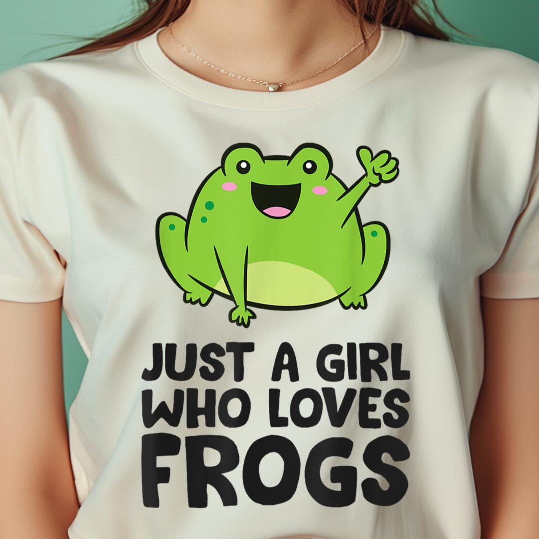 Cute Frog Girl Just A Girl Who Loves Frogs PNG, The Powerpuf | Inspire ...