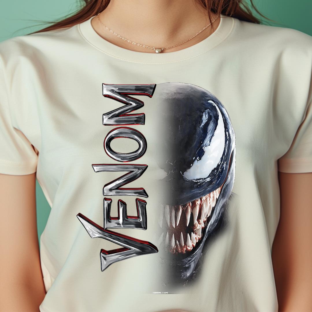 Marvel Venom Split Down The Middle Grin PNG, Venom PNG, Symb - Inspire ...