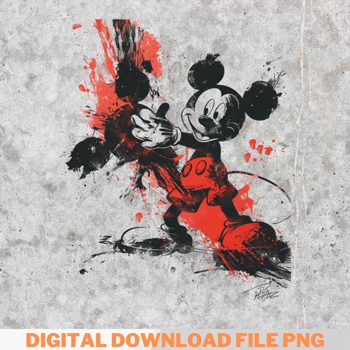 Mickey Inflatable Christmas-Style PNG, Demon Slayer PNG, Dem | Inspire ...