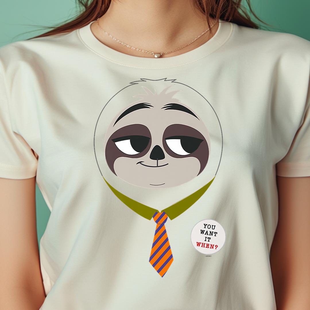 Disney Zootopia Flash The Sloth Face Premium PNG, Zootopia P | Inspire ...