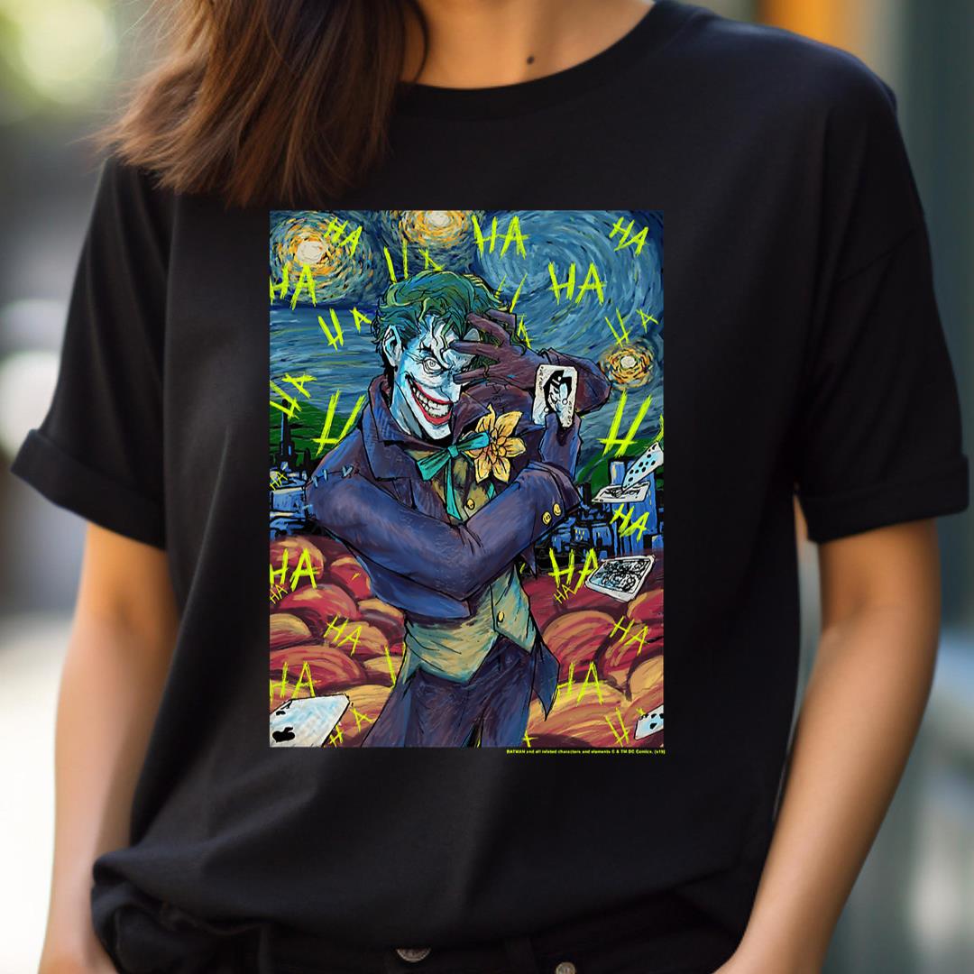 Dc Comics The Joker Starry Night Style Portrait Premium PNG, | Inspire ...