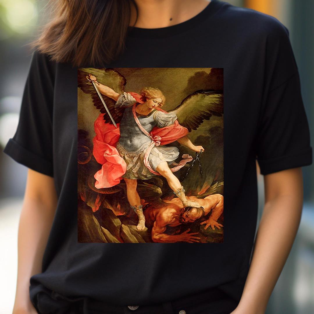 Angels Archangel Michael Defeating Satan Christian Warrior P | Inspire ...