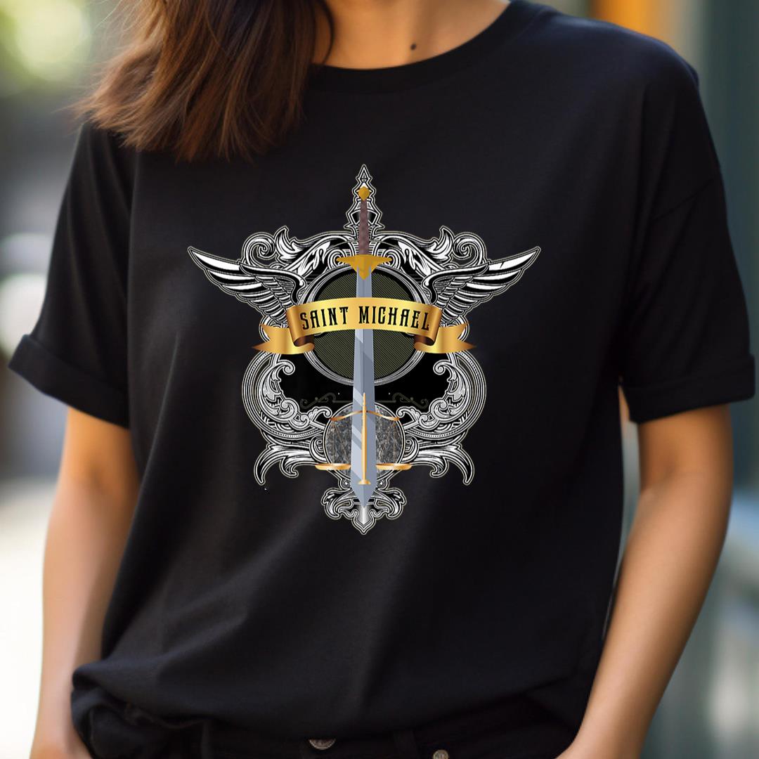 Sword Of Saint Michael The Archangel Catholic Men Premium PN | Inspire ...
