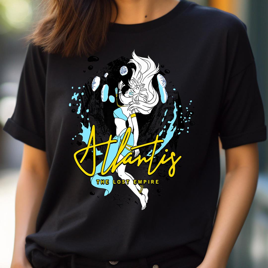 Disney Atlantis Floating Kida Watercolor Premium PNG, Cinder | Inspire ...