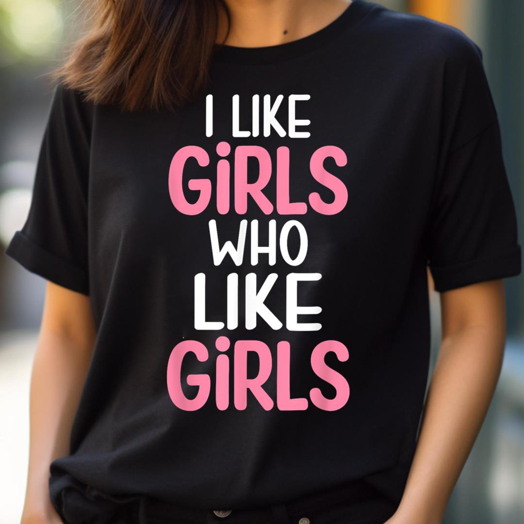Lgbtq Lesbian Girl I Like Girls Who Like Girls PNG, The Powe | Inspire ...
