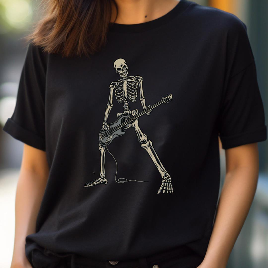 Cool Skeleton Playing Bass - Jazz Bass Guitar PNG, Bass Guit | Inspire ...