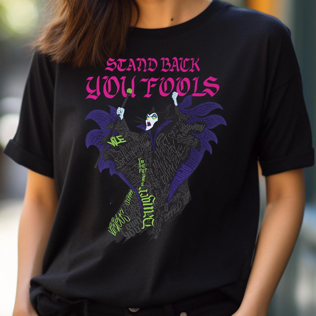 Disney Villains Maleficent Stand Back You Fools Text Fill Pr | Inspire ...