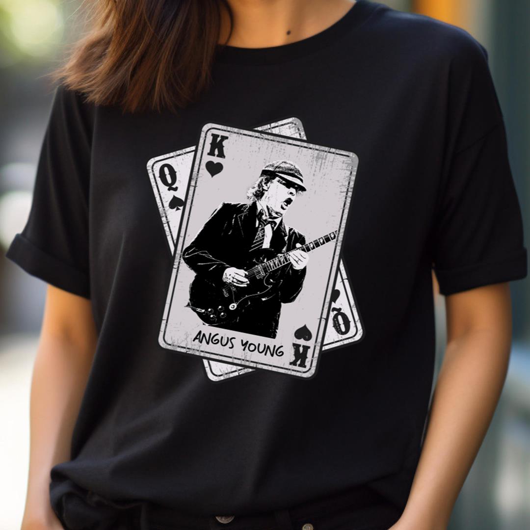 Retro Angus Young Card - Acdc Timeless Music PNG, Acdc PNG | Inspire Uplift