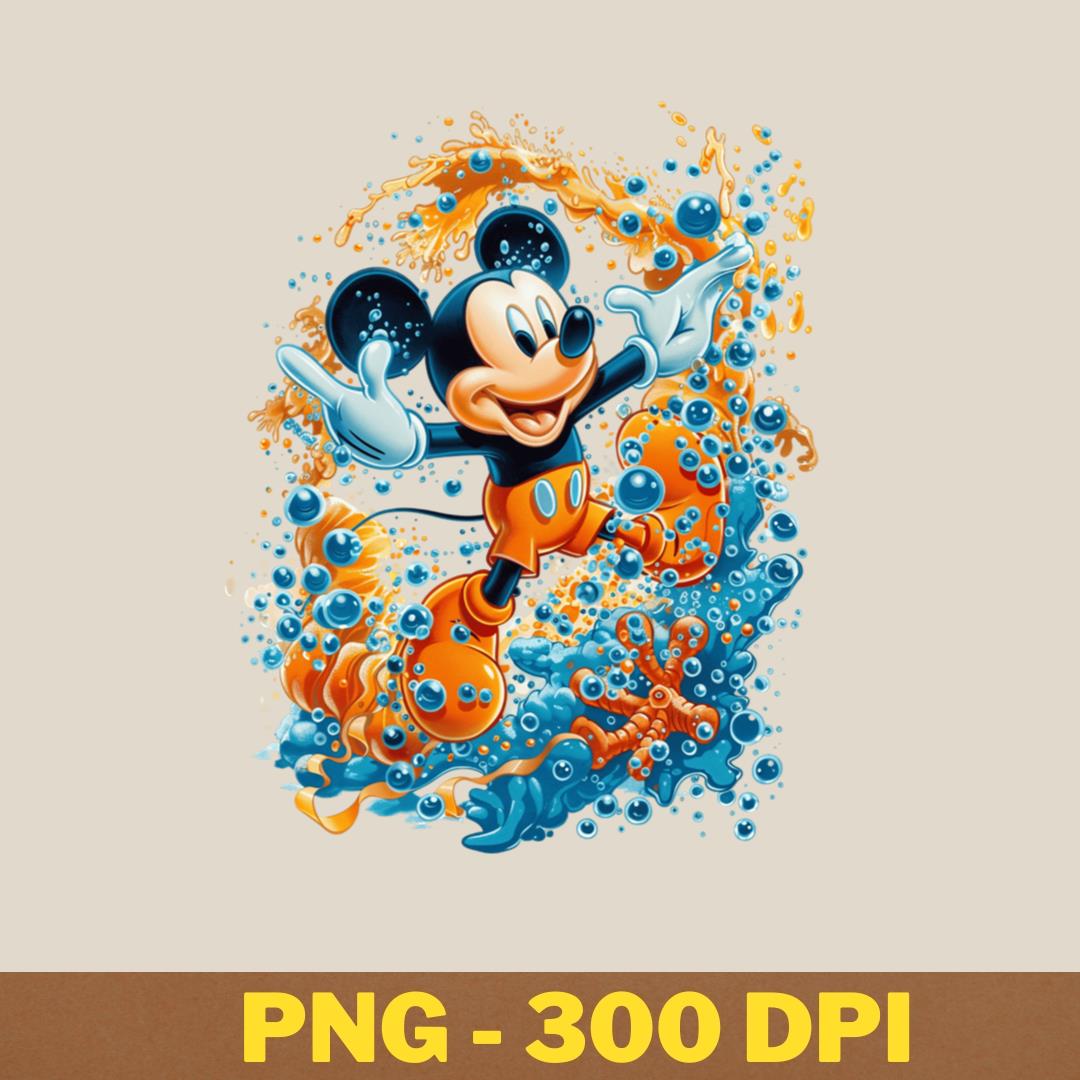 Mickey's Colorful Character PNG, Mickey Mouse PNG, Mickey Mo | Inspire ...