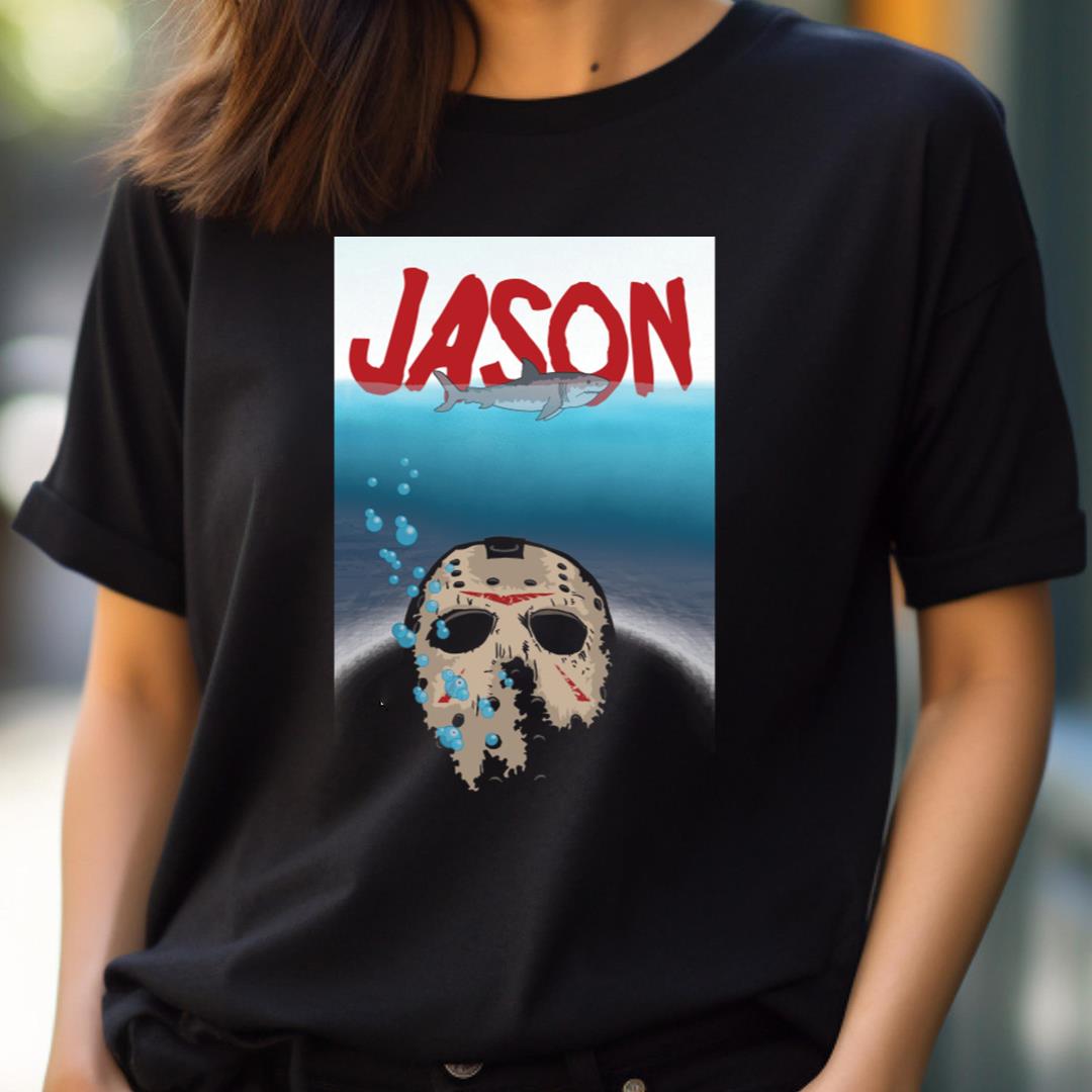Jason Vs Jaws - Jason Voorhees Roams PNG, Horror PNG | Inspire Uplift