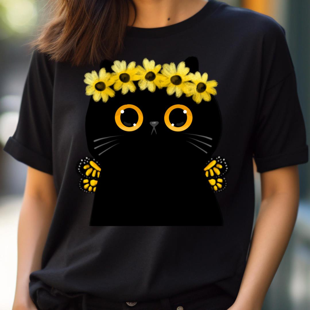 Black Eyed Susan Kitty - Graceful Black Cat PNG, Black Cat P | Inspire ...