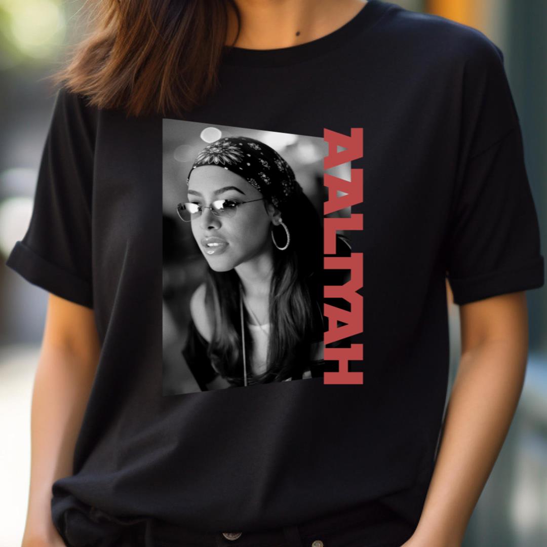 Aaliyah Monochrome Style - Aaliyah'S Top Tracks PNG, Aaliyah | Inspire ...
