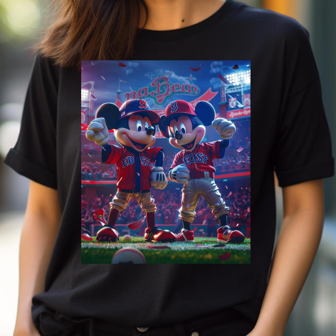 Whimsical Battle Mickey Vs Red Sox PNG, Micky Mouse Vs Bosto | Inspire ...