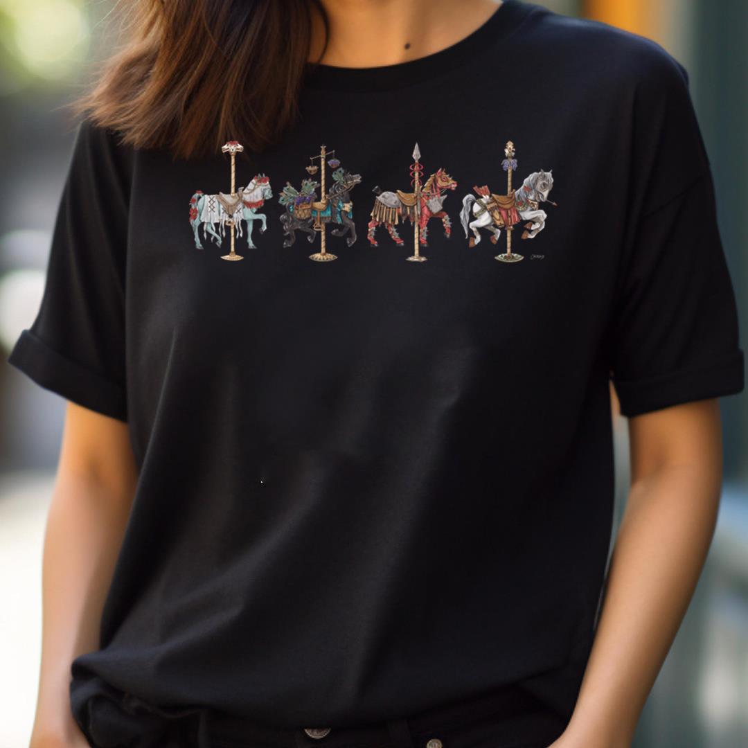 Four Carousel Horses - Four Horsemen Legends PNG, Four Horse | Inspire ...