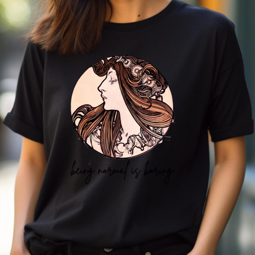 Beautiful Women Painting On - Iconic Alphonse Mucha PNG, alp | Inspire ...