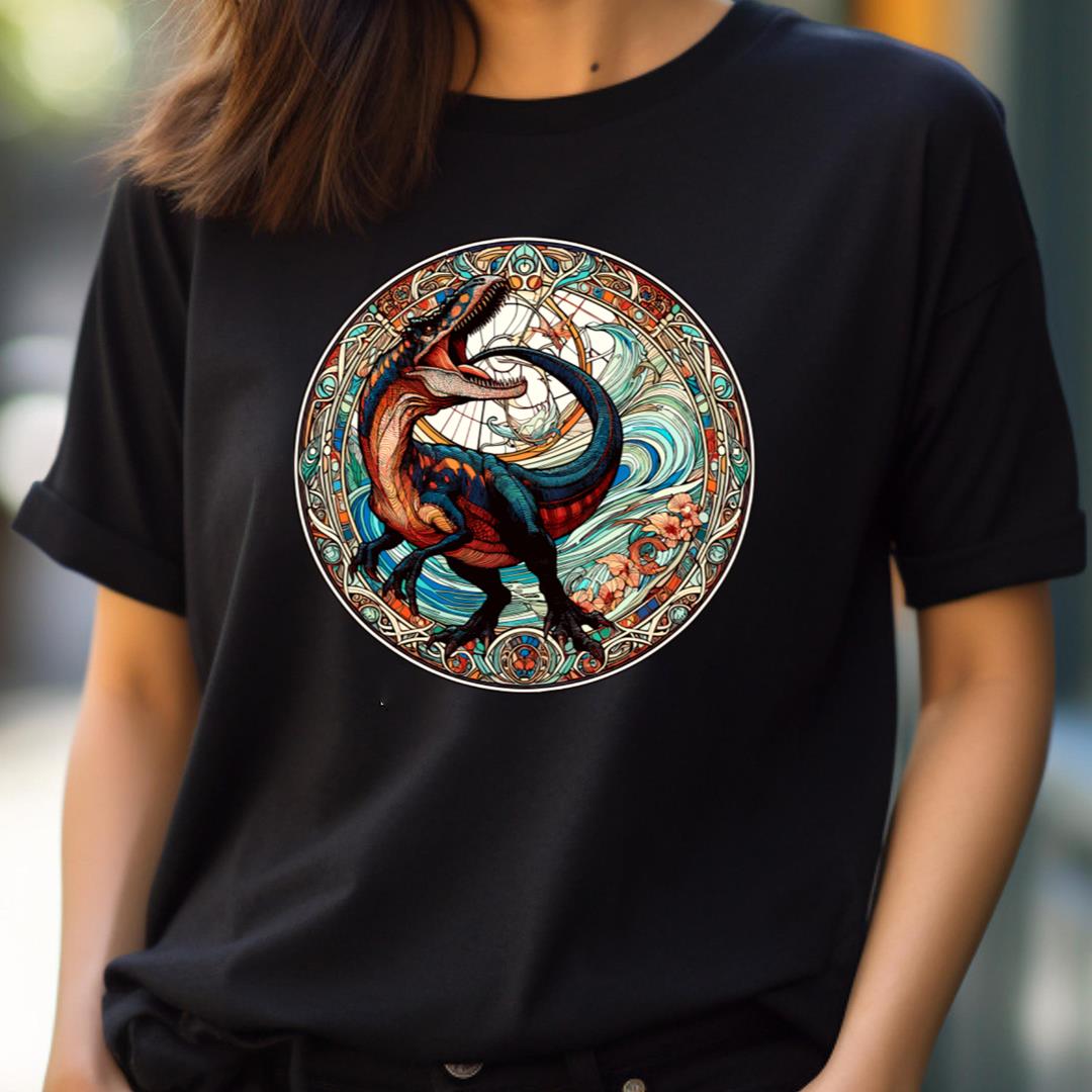 Velociraptor Dinosaur In An - Alphonse Mucha Symbol PNG, alp | Inspire ...