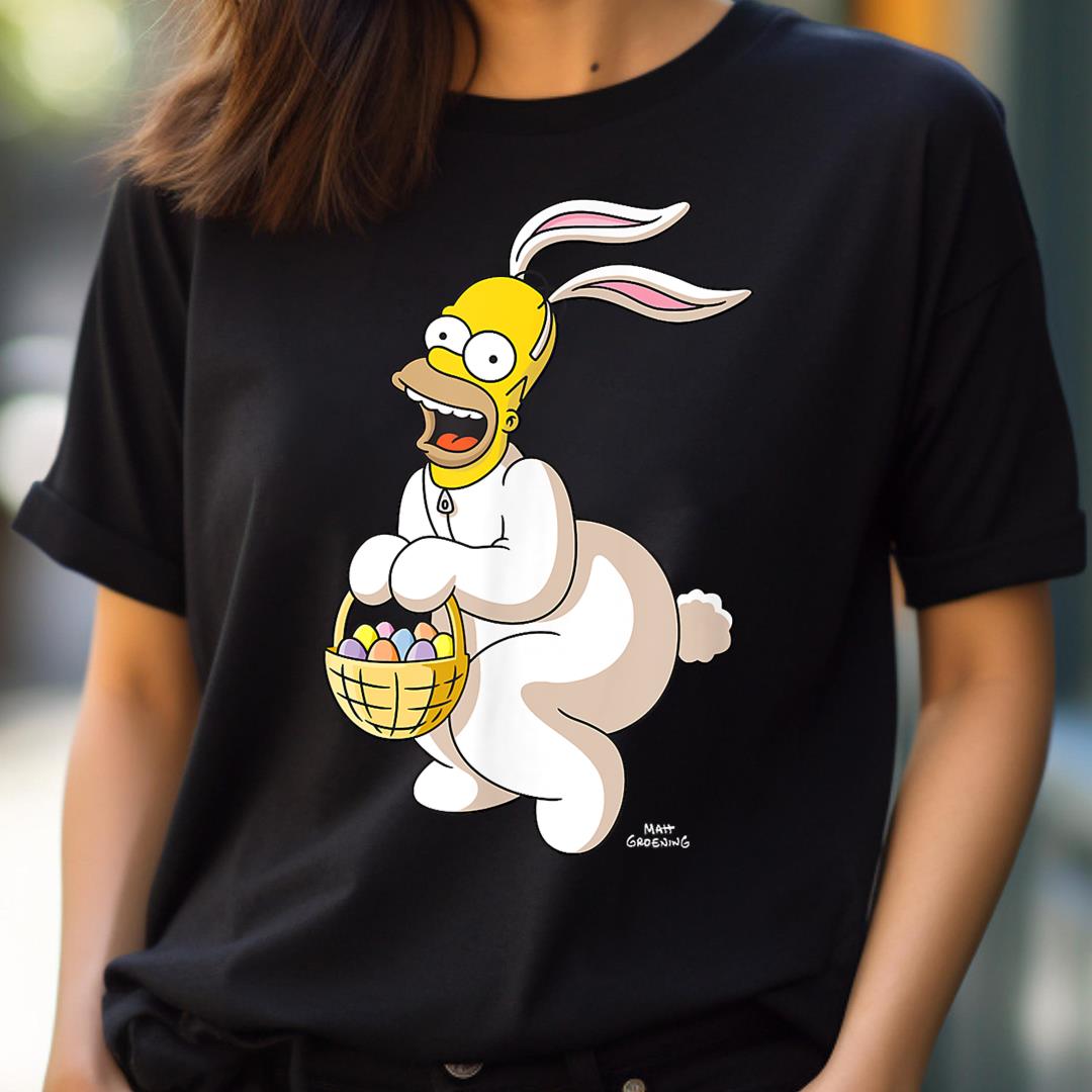 The Simpsons Homer Simpson Easter Bunny PNG, Simpsons PNG, S - Inspire ...