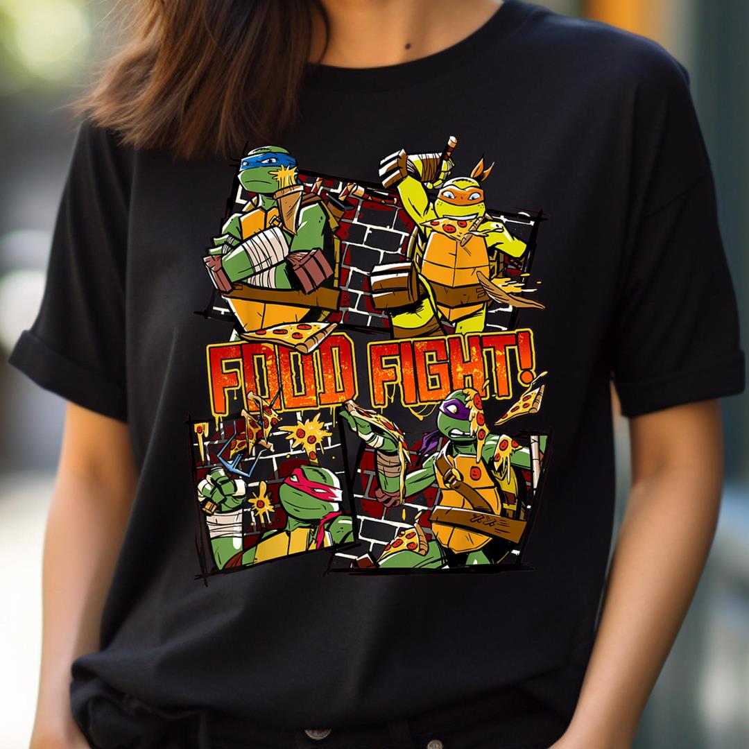 Teenage Mutant Ninja Turtles Pizza Food Fight PNG, Teenage M - Inspire ...