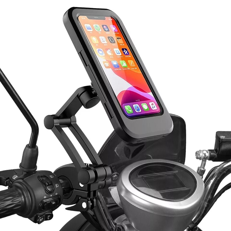 Bike Motorcycle Cell Phone Holder, Waterproof 360, Touch Scr | Inspire ...