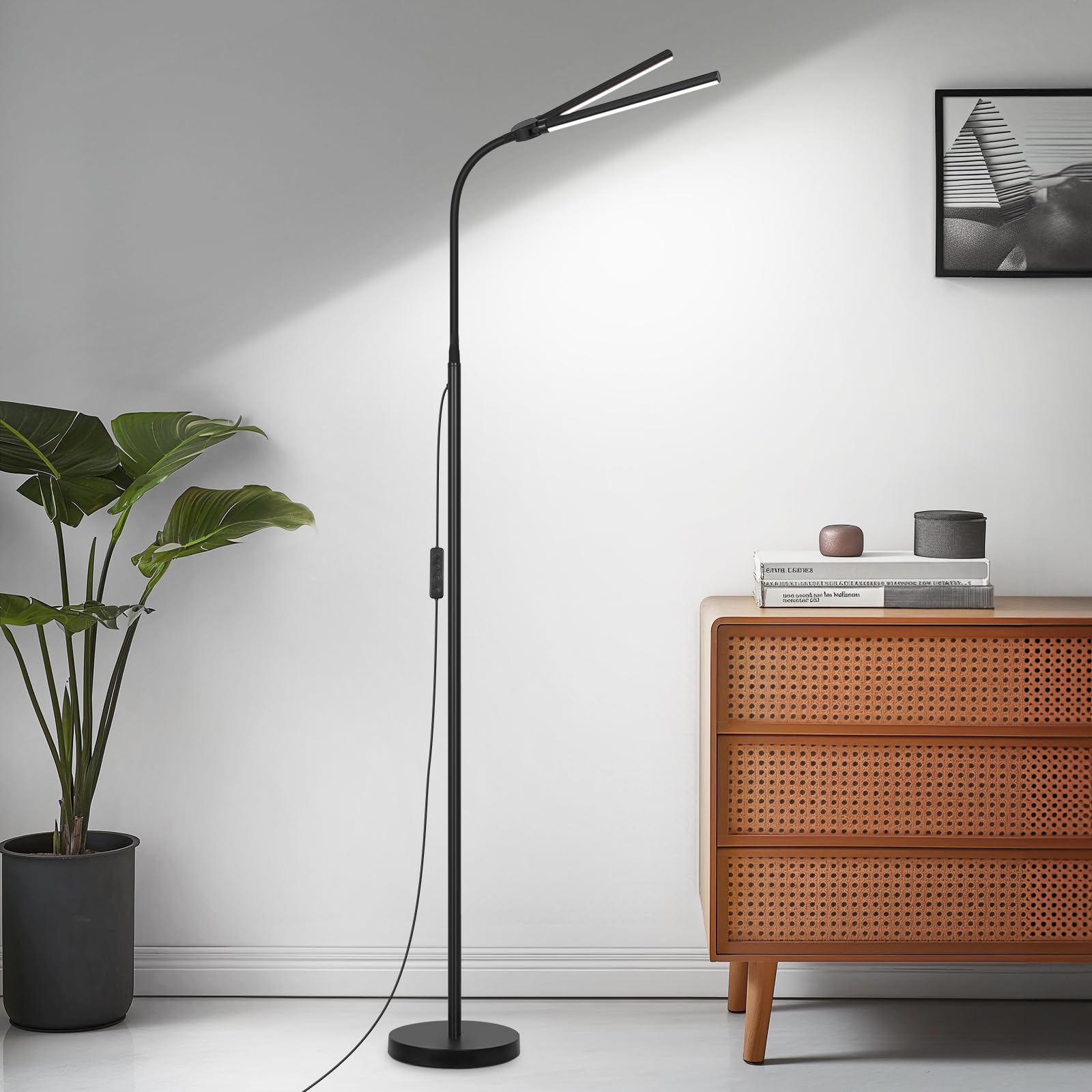 Ultra-Bright LED Floor Lamp with Remote & Smart Plug | Inspire Uplift