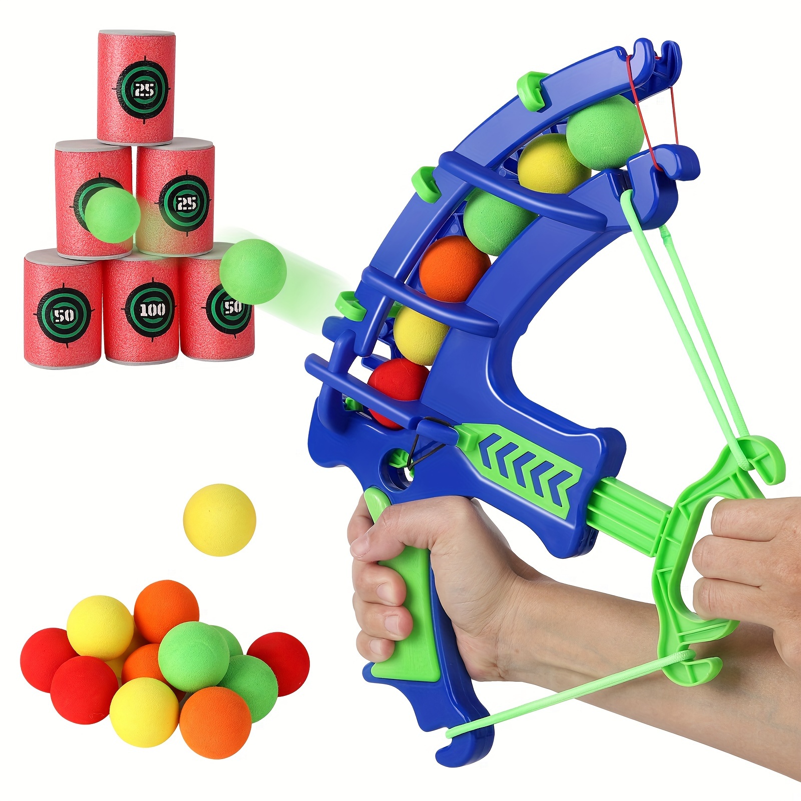 Soft Bullet Bow & Arrow Toy, Fun Target Practice for Kids | Inspire Uplift