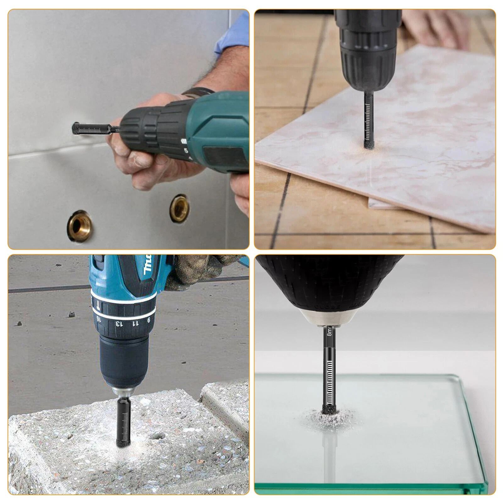 Dry Diamond Core Drill Bits – Hex Shank for Granite & Marble | Inspire ...