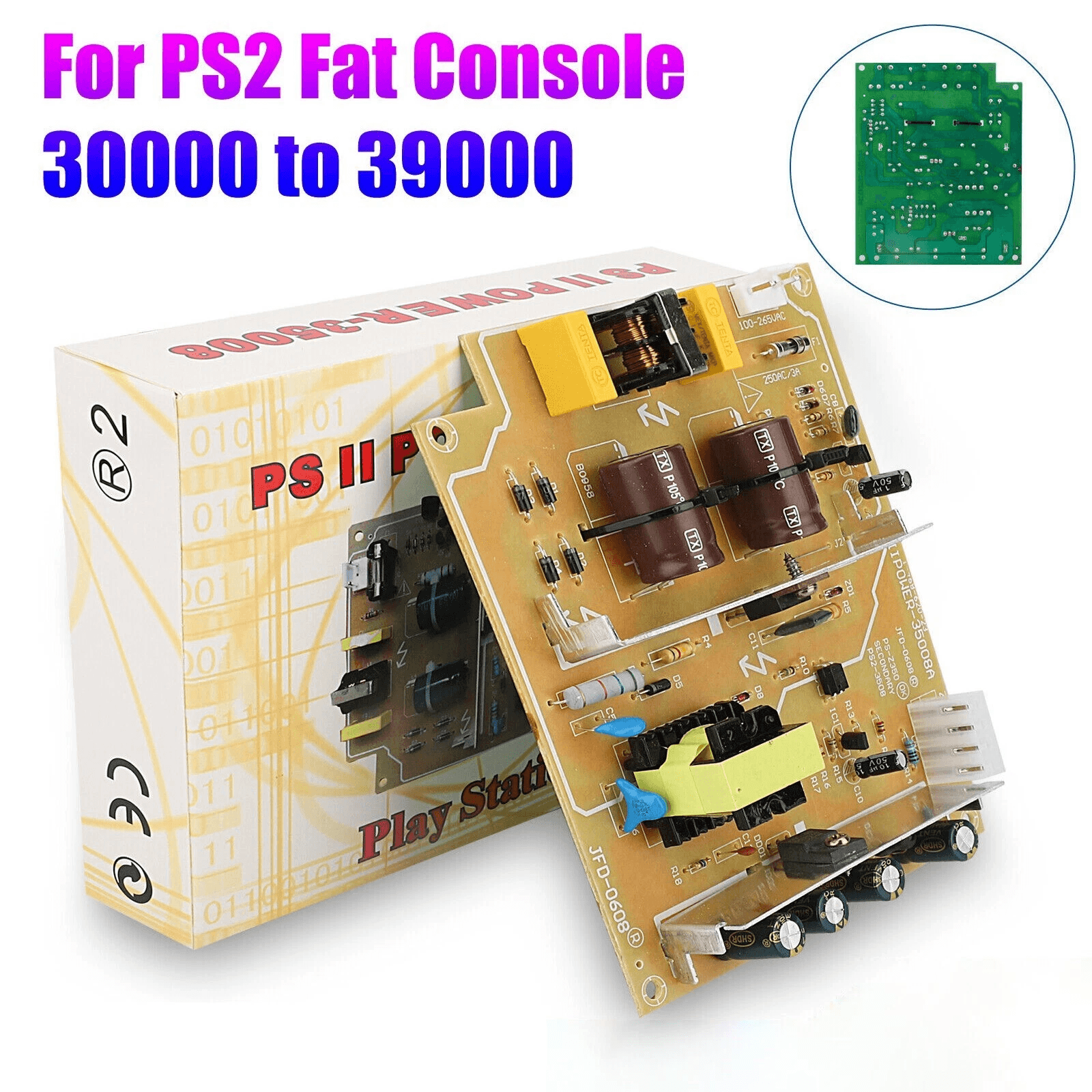 PS2 Fat Console Power Board 30000–39000 | Inspire Uplift