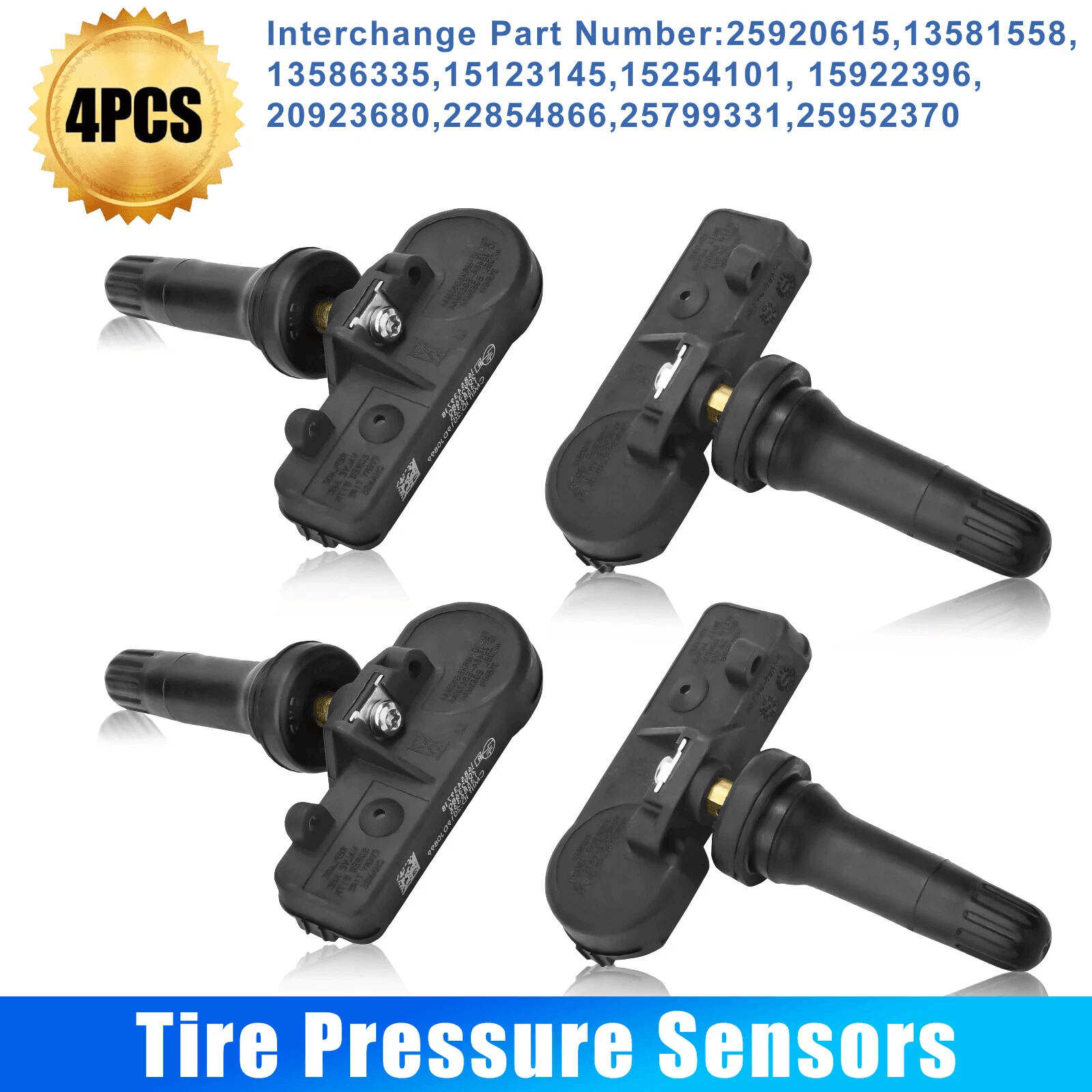 4X OEM TPMS Sensors for Chevy GMC 20923680 | Inspire Uplift